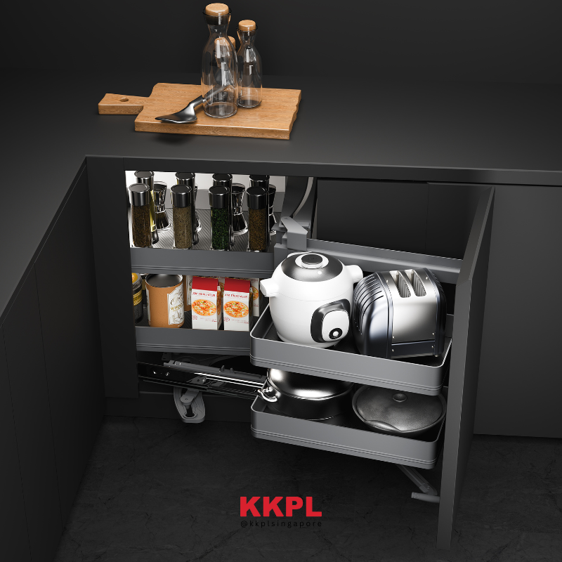 LUXUM Magic Corner Swivel Basket – Koncept Kreation
