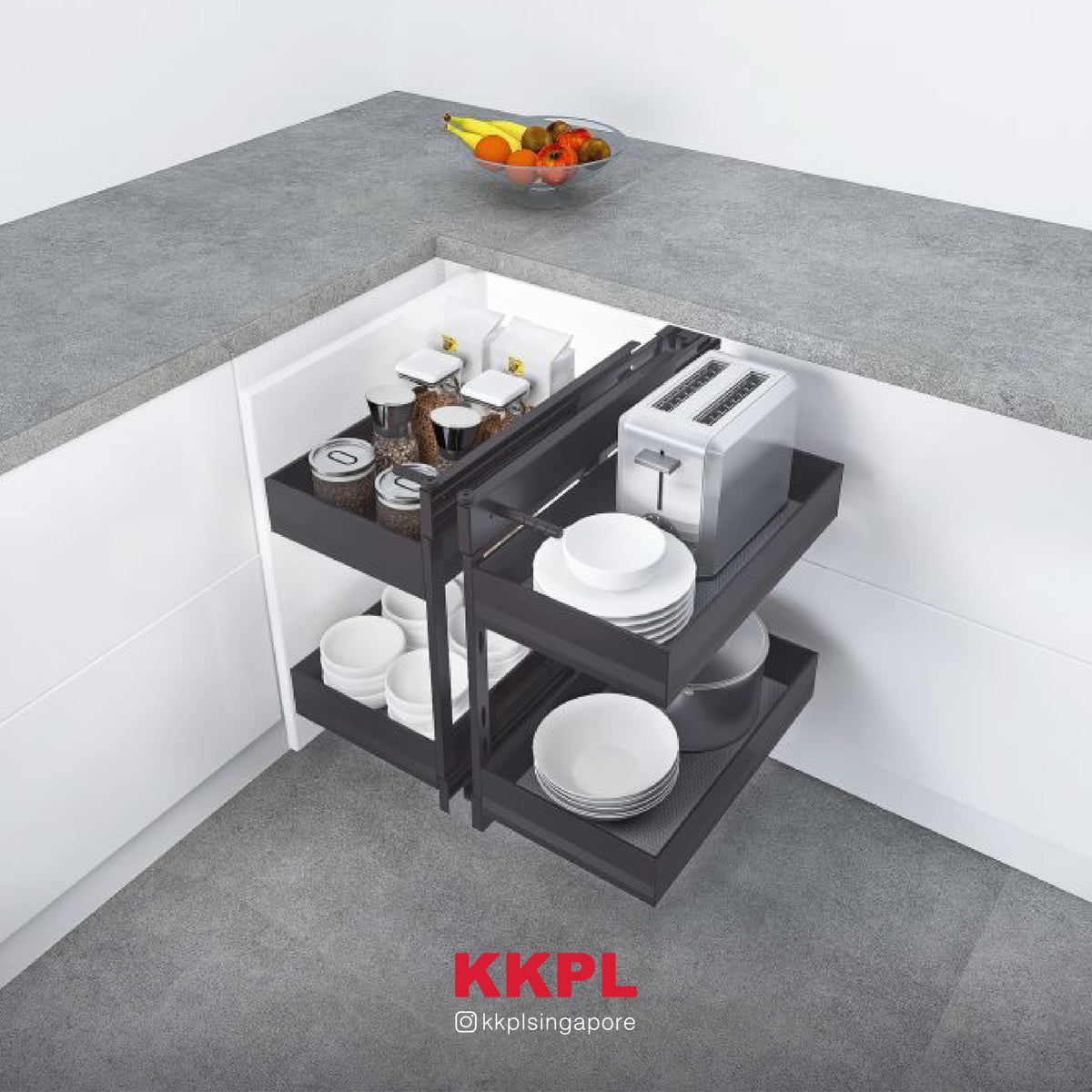 KKPL Chestnut Full-Layered Magic Corner – Koncept Kreation