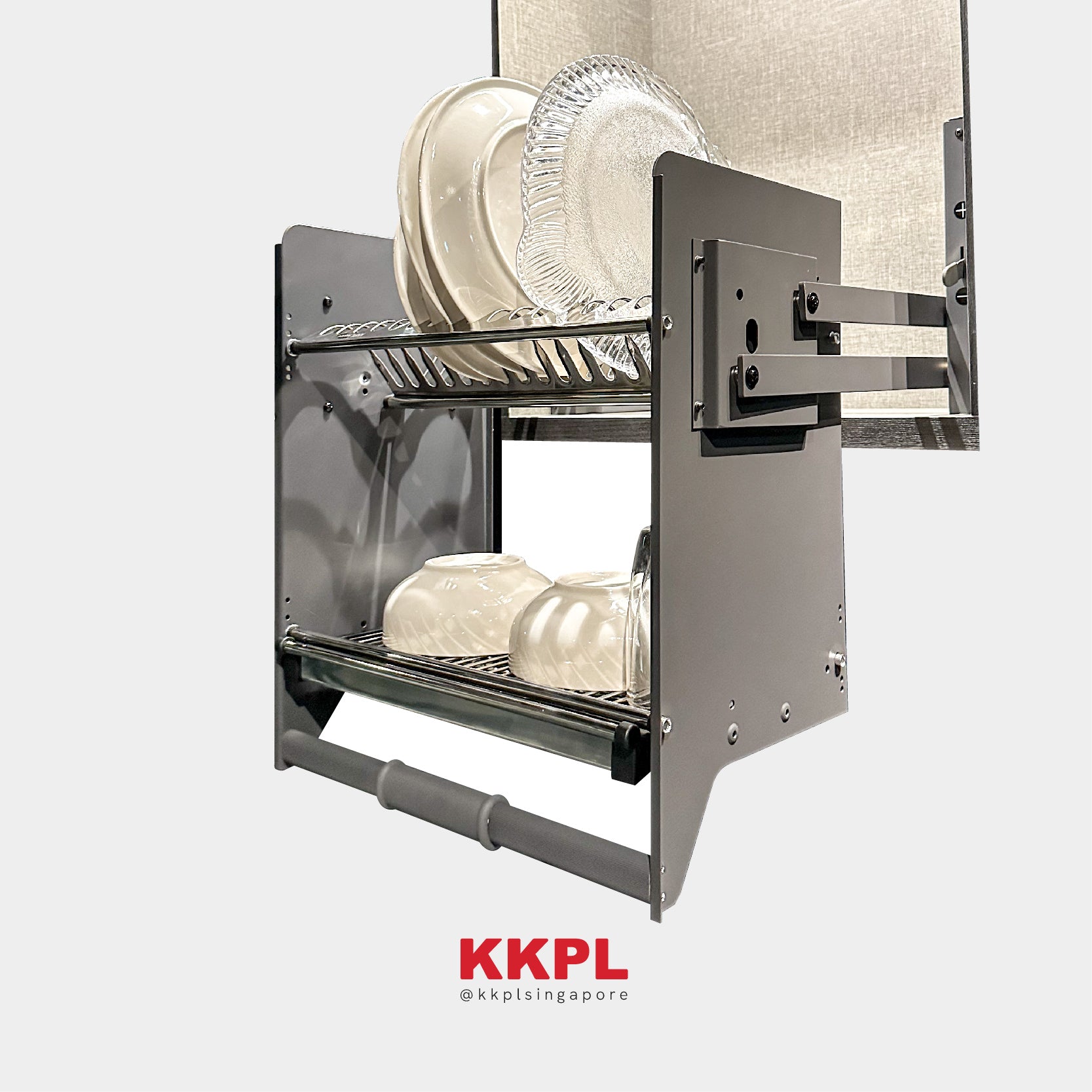 ONE-NORTH CHESTNUT SERIES PULL DOWN ELEVATION DISH RACK – Koncept Kreation