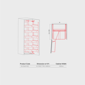 KKPL Tall-Boy Stainless Steel Pantry Unit – Koncept Kreation