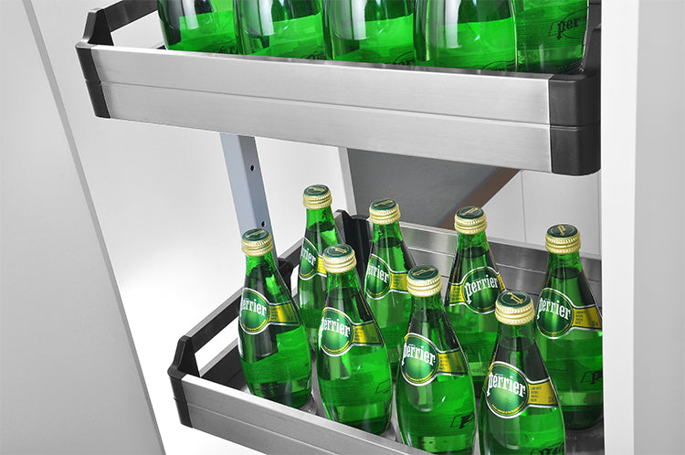 STAINLESS STEEL TALL CABINET LARDER PULL-OUT RACK STORAGE – Koncept ...